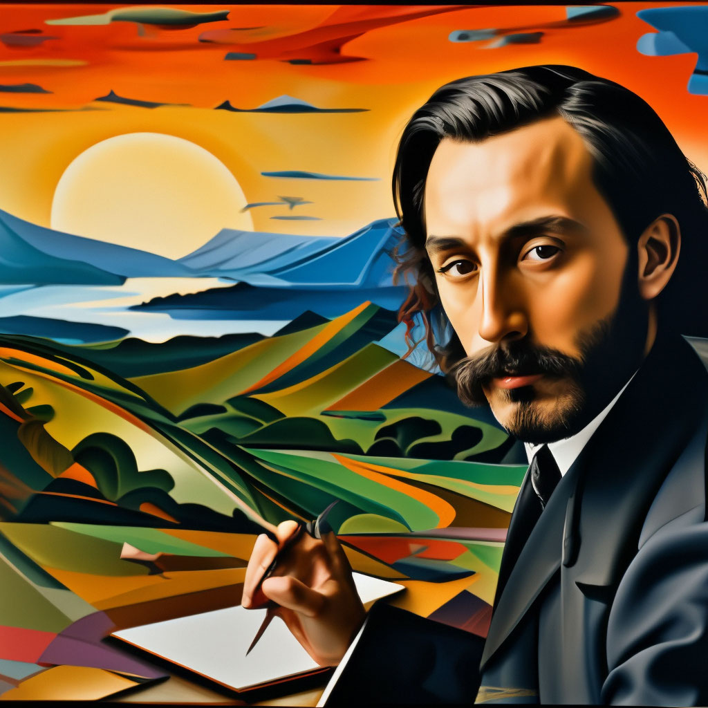 Kandinsky Self Portrait