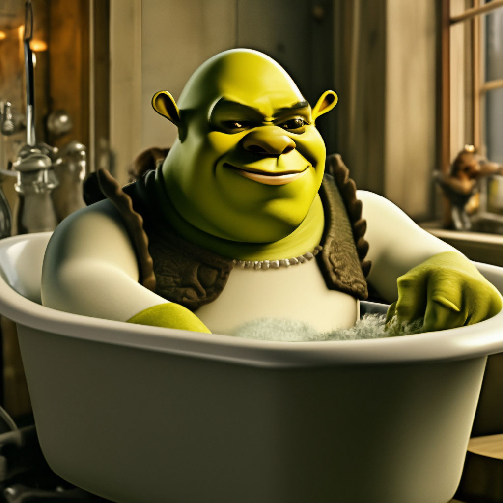 Shrek An Tiarna Ceoil Farquaad Bathtub Lord Farquad In The Bath Tub
