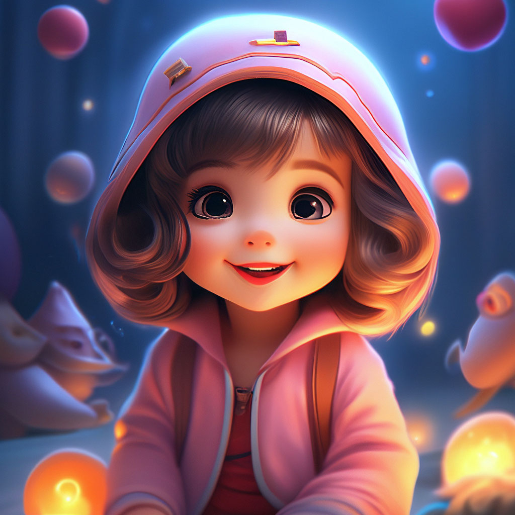 "Cute image" — image created in Shedevrum