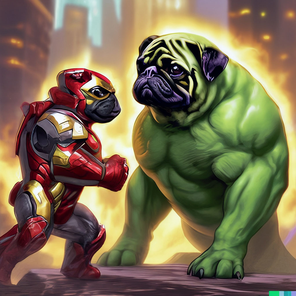 Hulk Pug For Pinterest