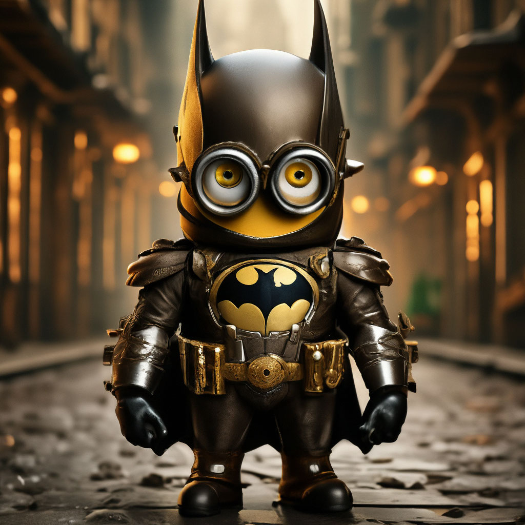 "The batman minion" — image created in Shedevrum