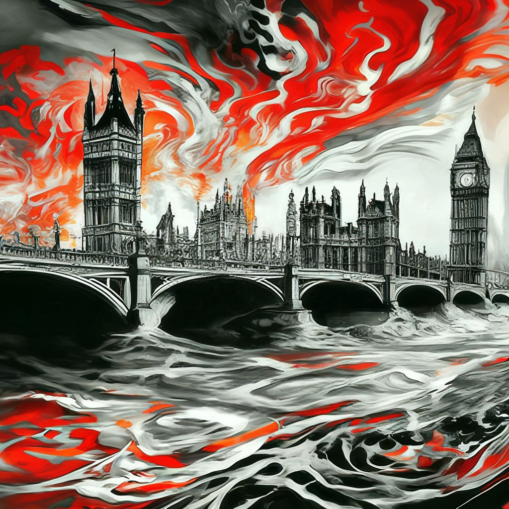 "Full speed, and again the waves float…" — image created in Shedevrum