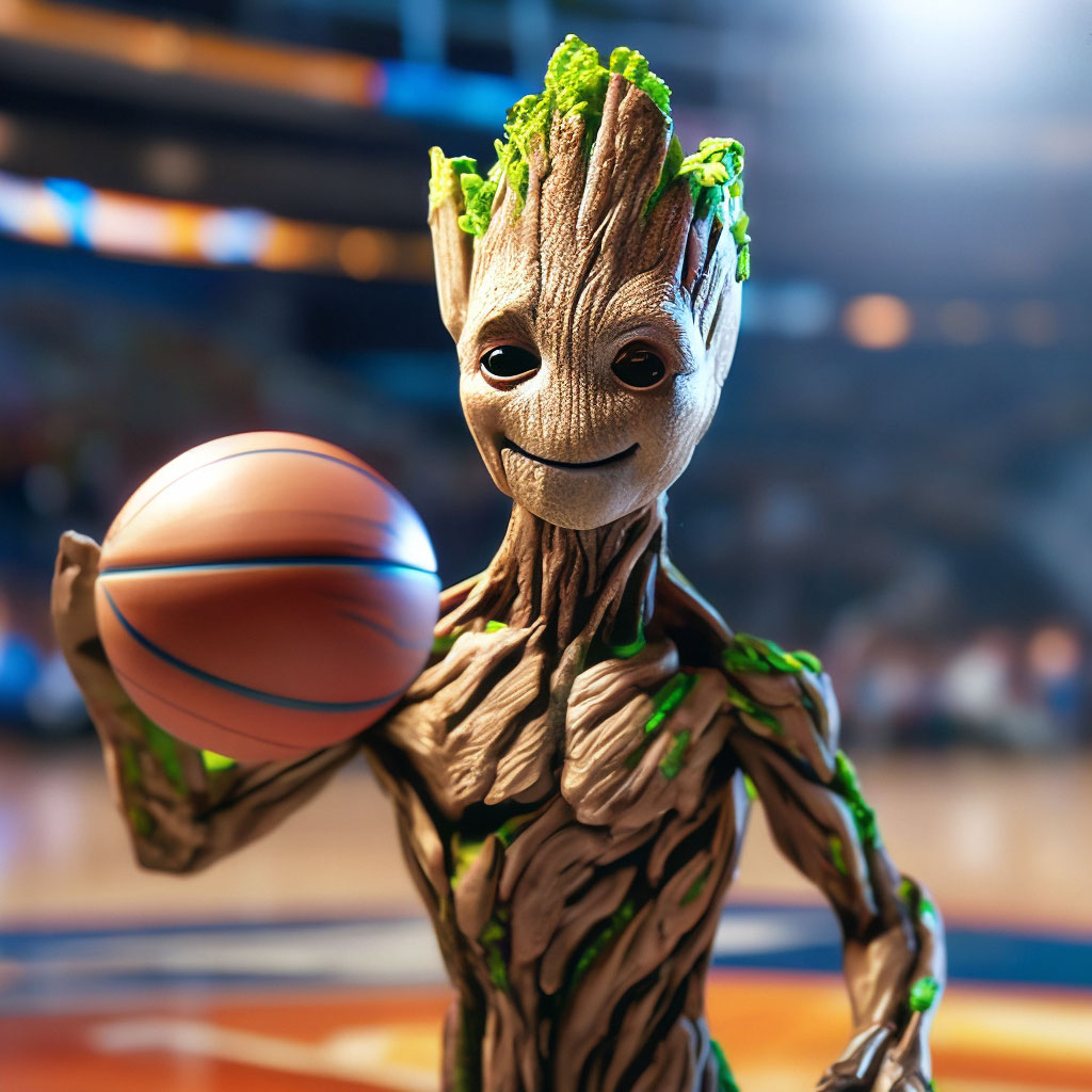 "Groot from the Guardians of the …" — image created in Shedevrum