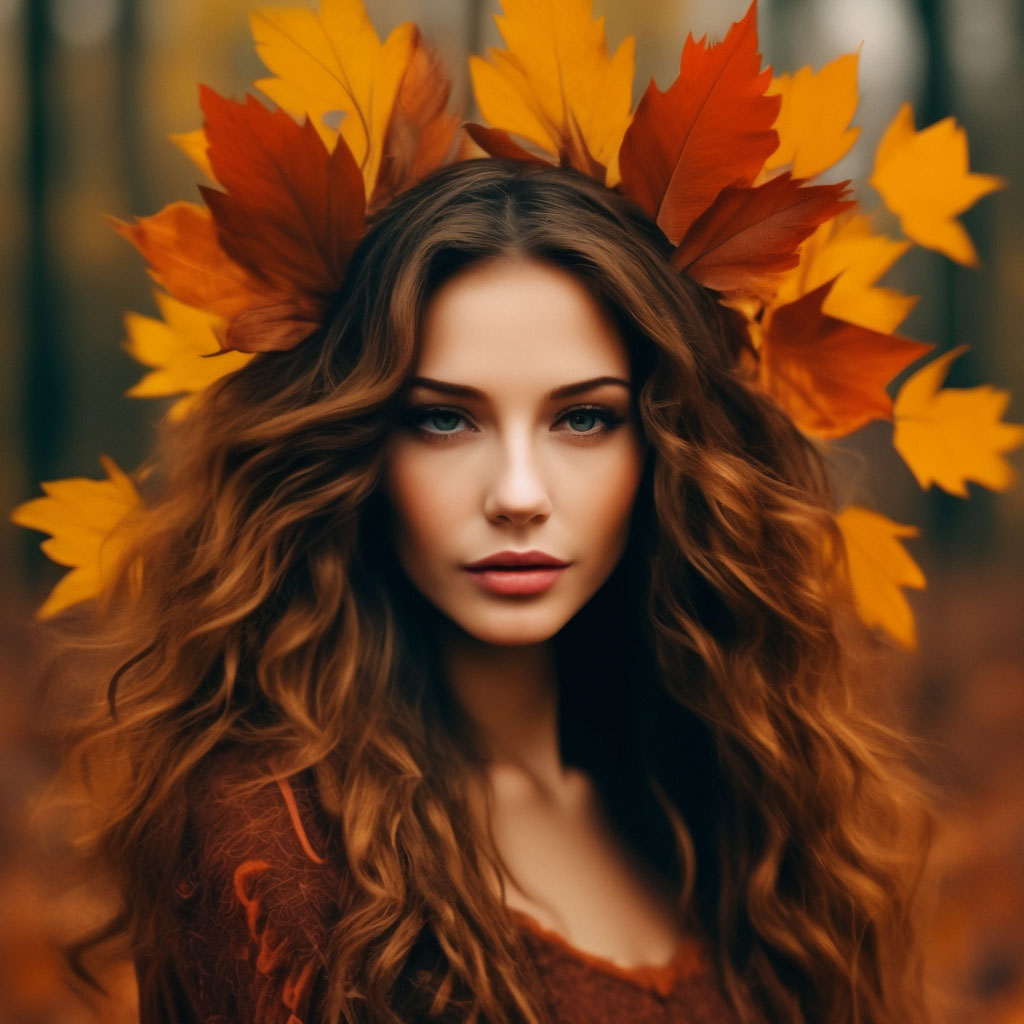 "The spirit of autumn" — image created in Shedevrum