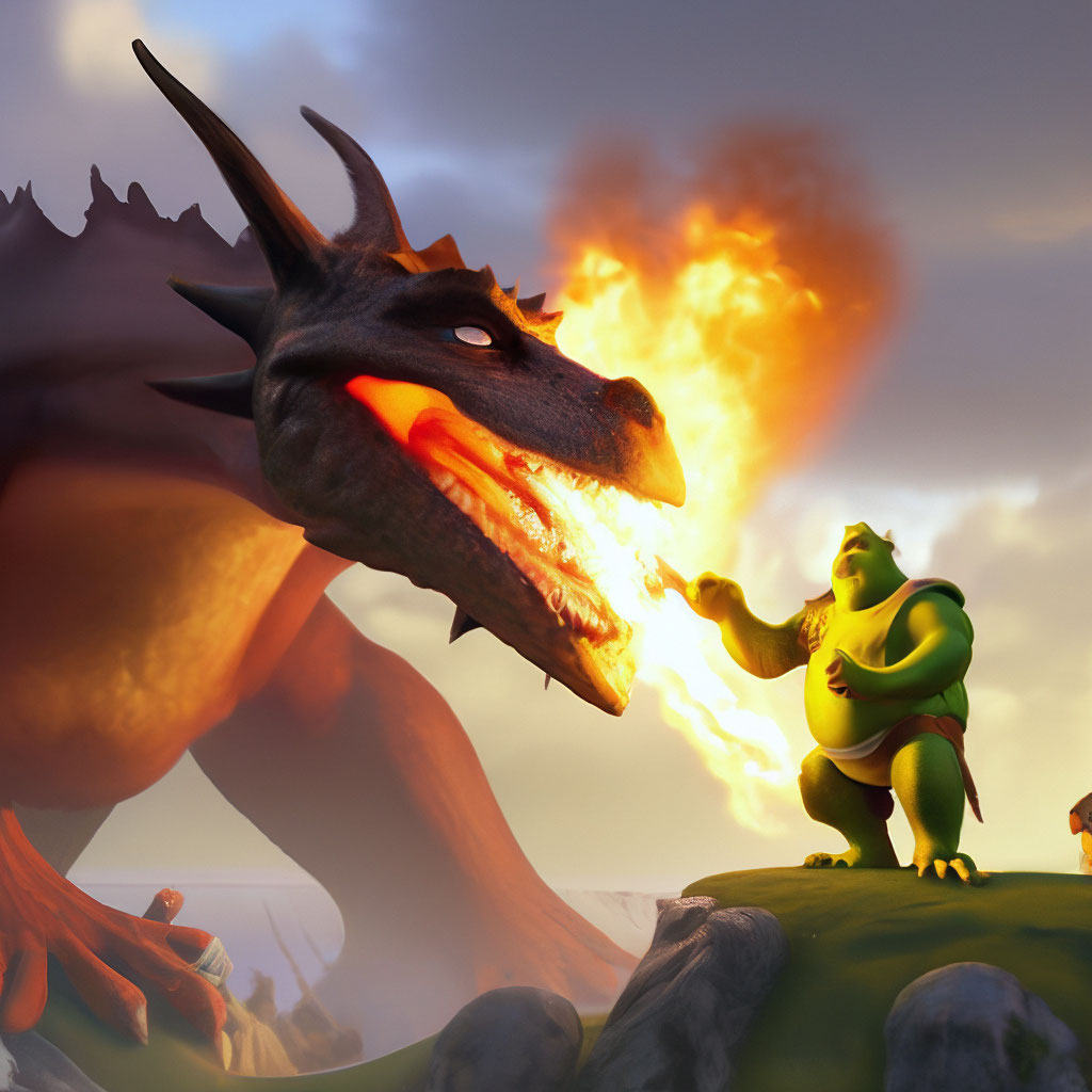 Shrek Drachenfeuer