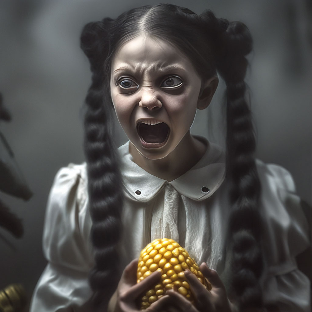 "Hyperrealism, professional photography, creepy crying mummy with black ...