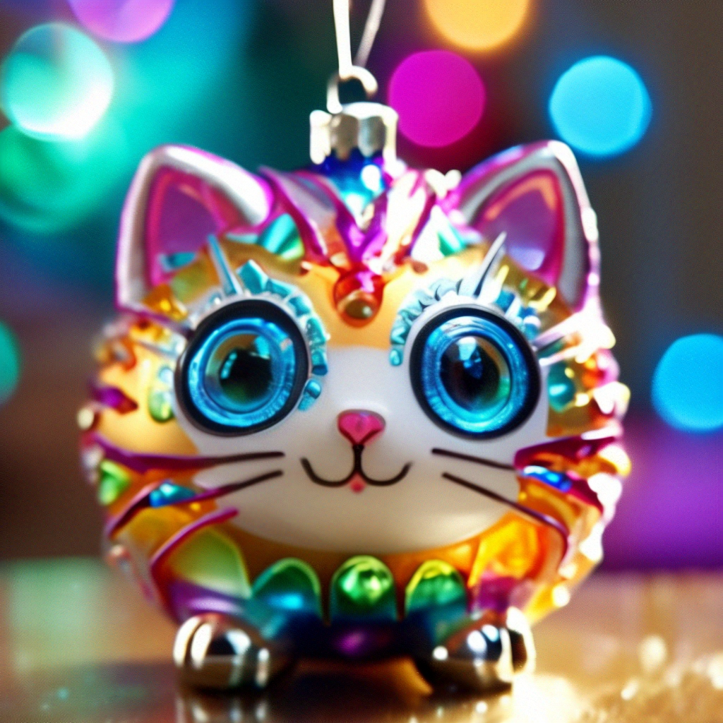 "Charm itself, cute, fluffy kitsune bug-eyed, round ball in the form of ...
