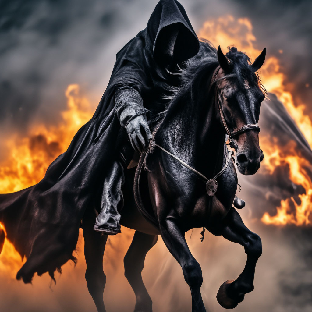 Cloak Rider Horse Wallpaper