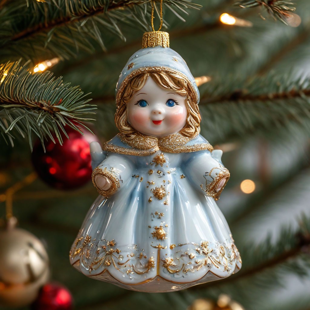 "The Little Snow Maiden" — image created in Shedevrum