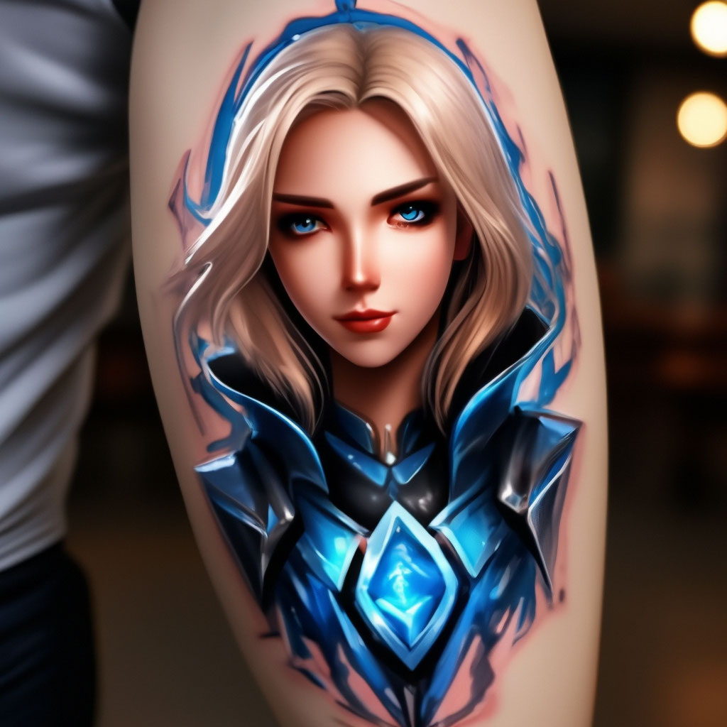 Crystal Maiden Tattoos Tattoo Artist Aleksandr Kolbasov