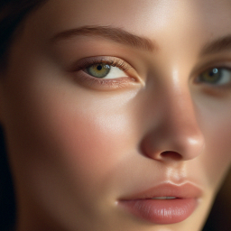 «Her facial features are sharp and refined, her lip is thin with a sly ...