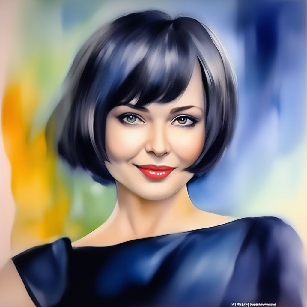 "Irina Ponarovsk*I am a Soviet pop singer,short haircut,brunette,black ...
