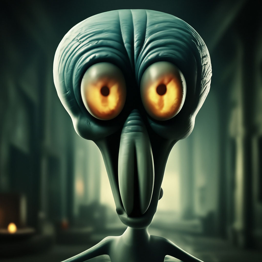 Images Effrayantes De Squidward
