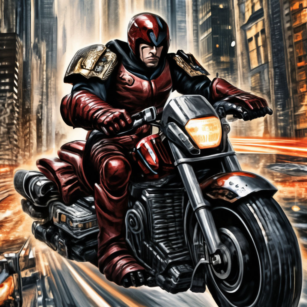 Judge Dredd Flying Motorcycle
