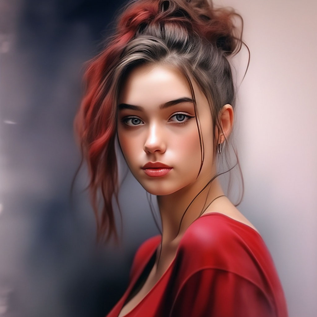 «Акварель прорисовка, фотопортрет …» — картинка создана в Шедевруме