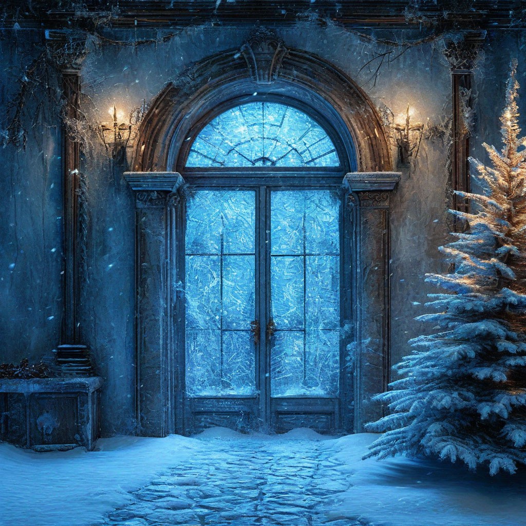 "The ceiling is icy the door is creaking behind a rough wall the mist ...