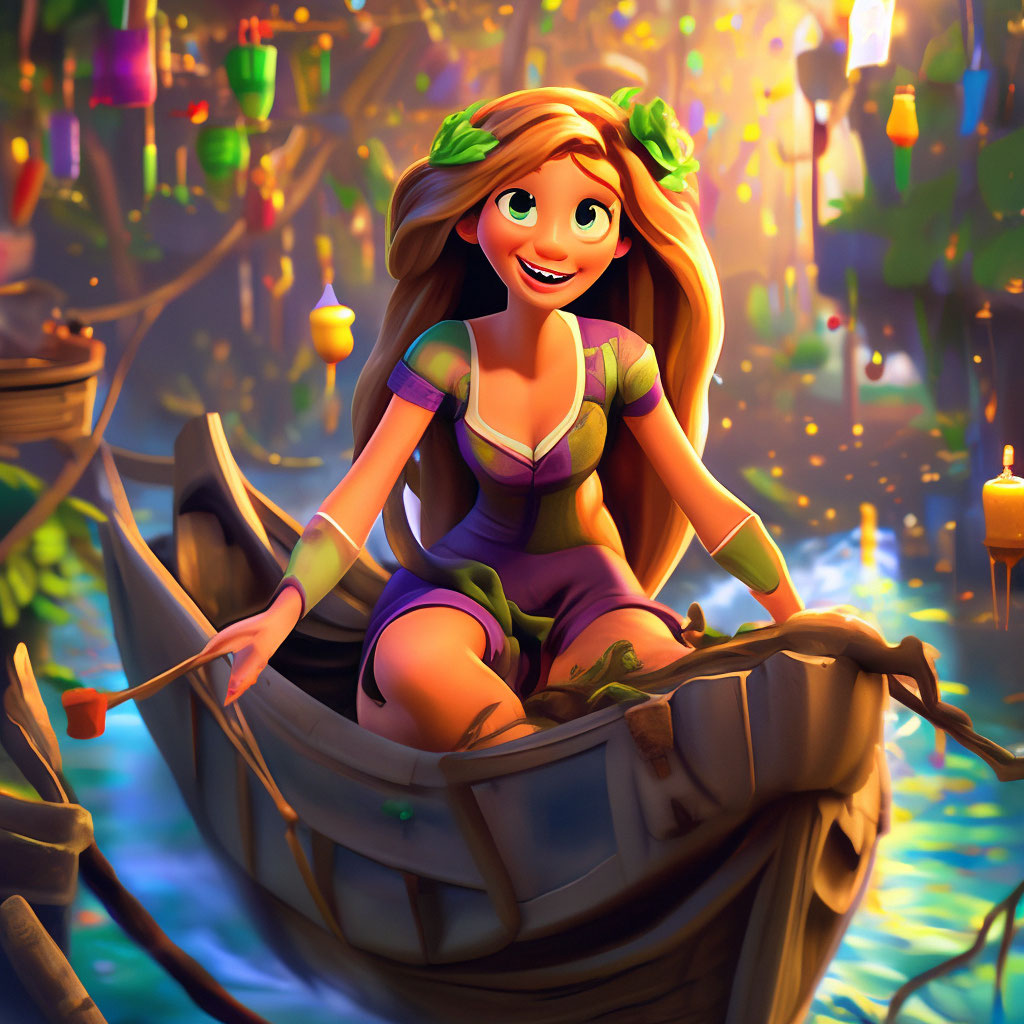 "Tangled Up" — image created in Shedevrum