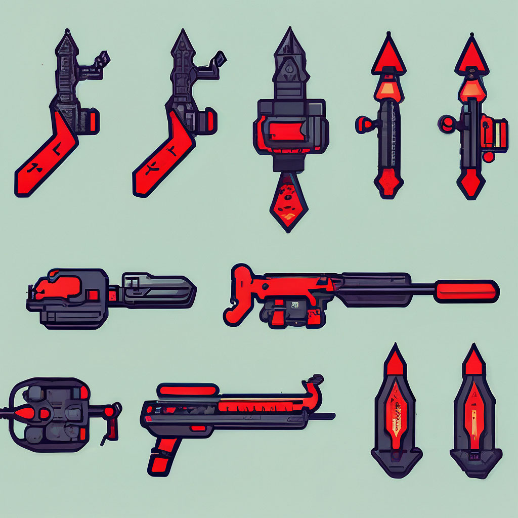 Weapon sprites