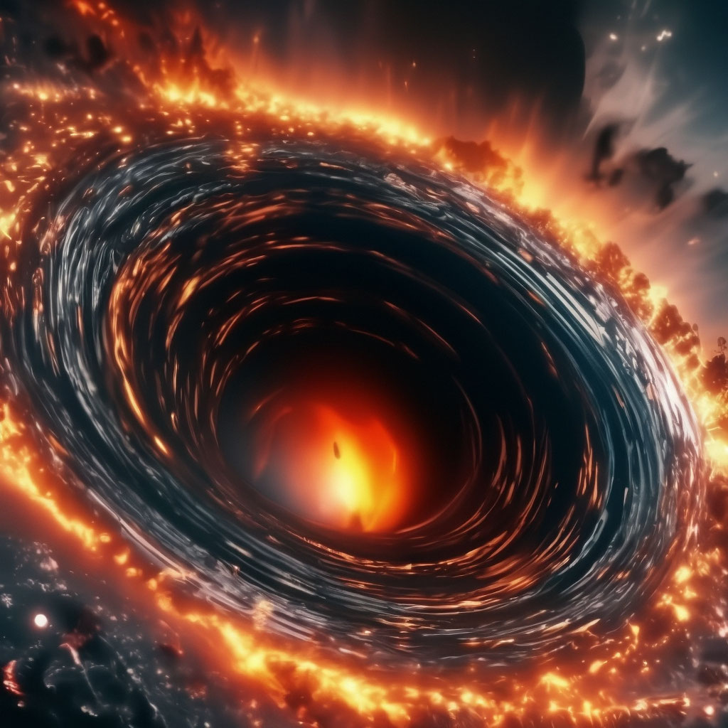 Epic Black Hole Explosion