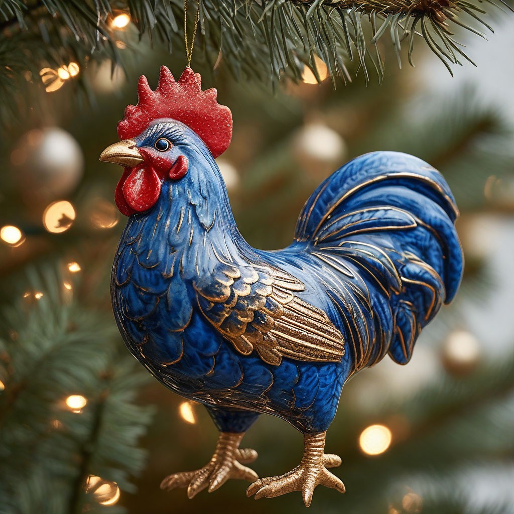 "The Blue Rooster Griffin" — imagen creada en Shedevrum