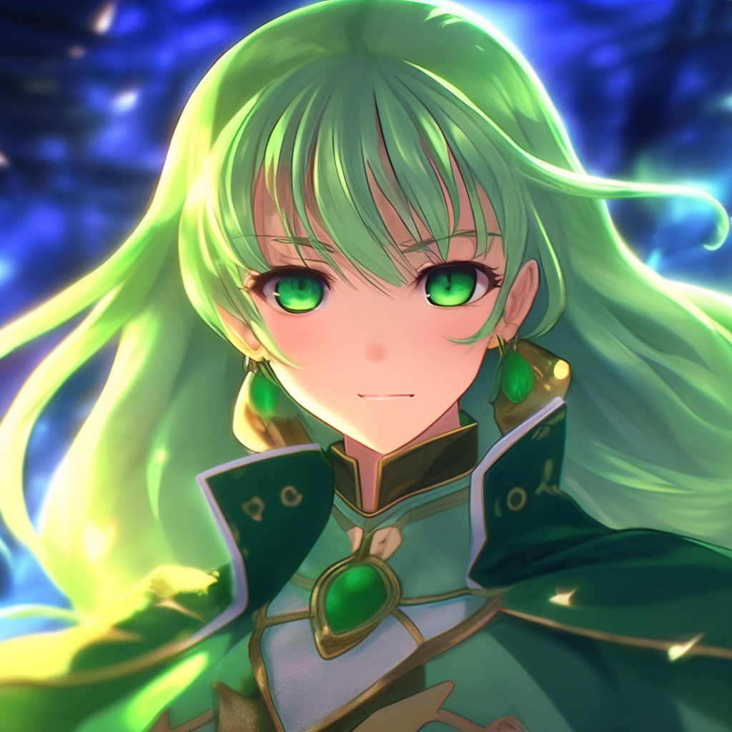 "C. C. (Cece) de "Código Geass": el …" — imagen creada en Shedevrum