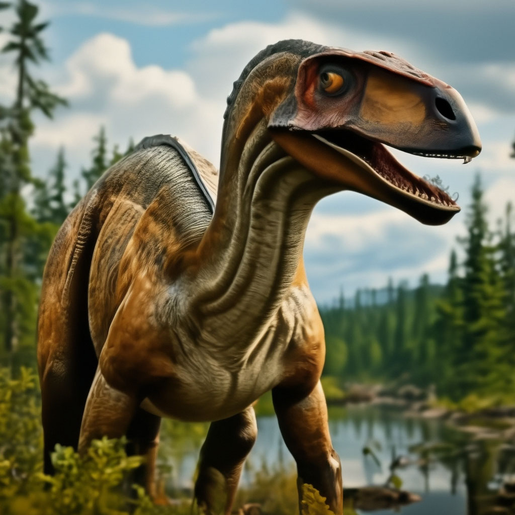 "Mayasaurus" — image created in Shedevrum