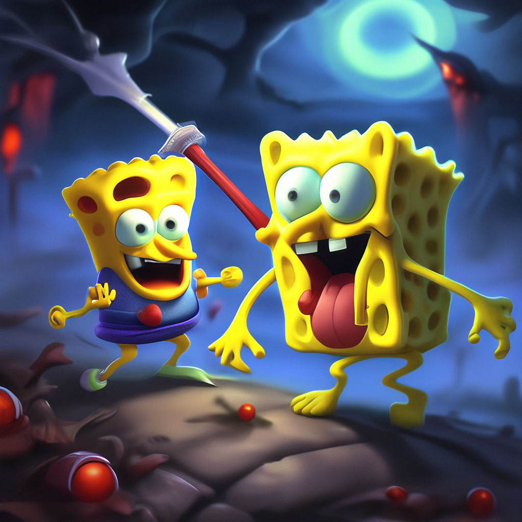 Scary Spongebob And Patrick Wallpaper SpongeBob SquarePants And