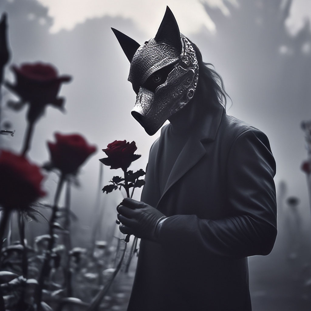 Silhouette De L'homme Loup