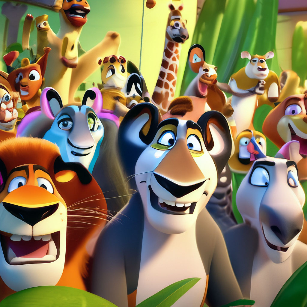 Cartoon Characters Madagascar Funko Pop! Box & Pop Concept: Gloria