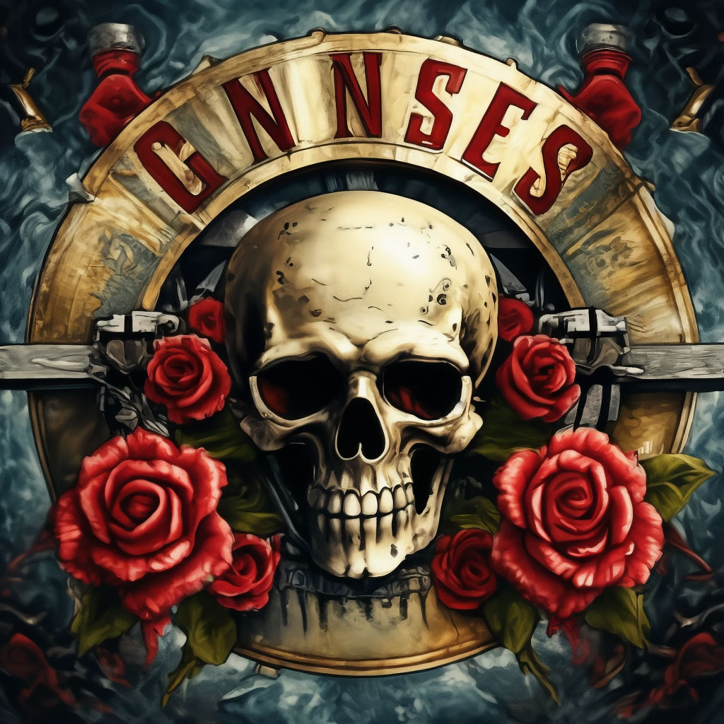Logotipo Do Cranio Do Guns N Roses