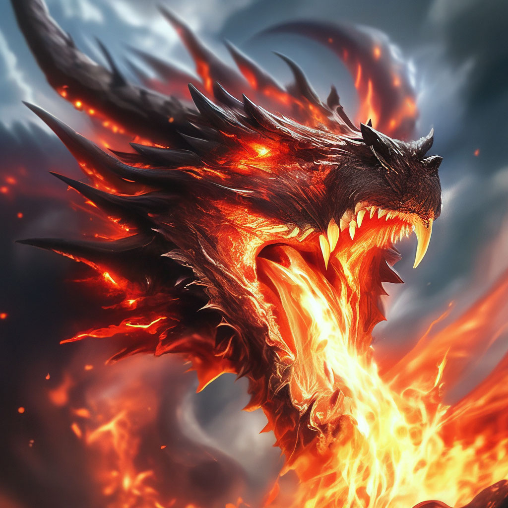 Cool Fire Dragon Pictures