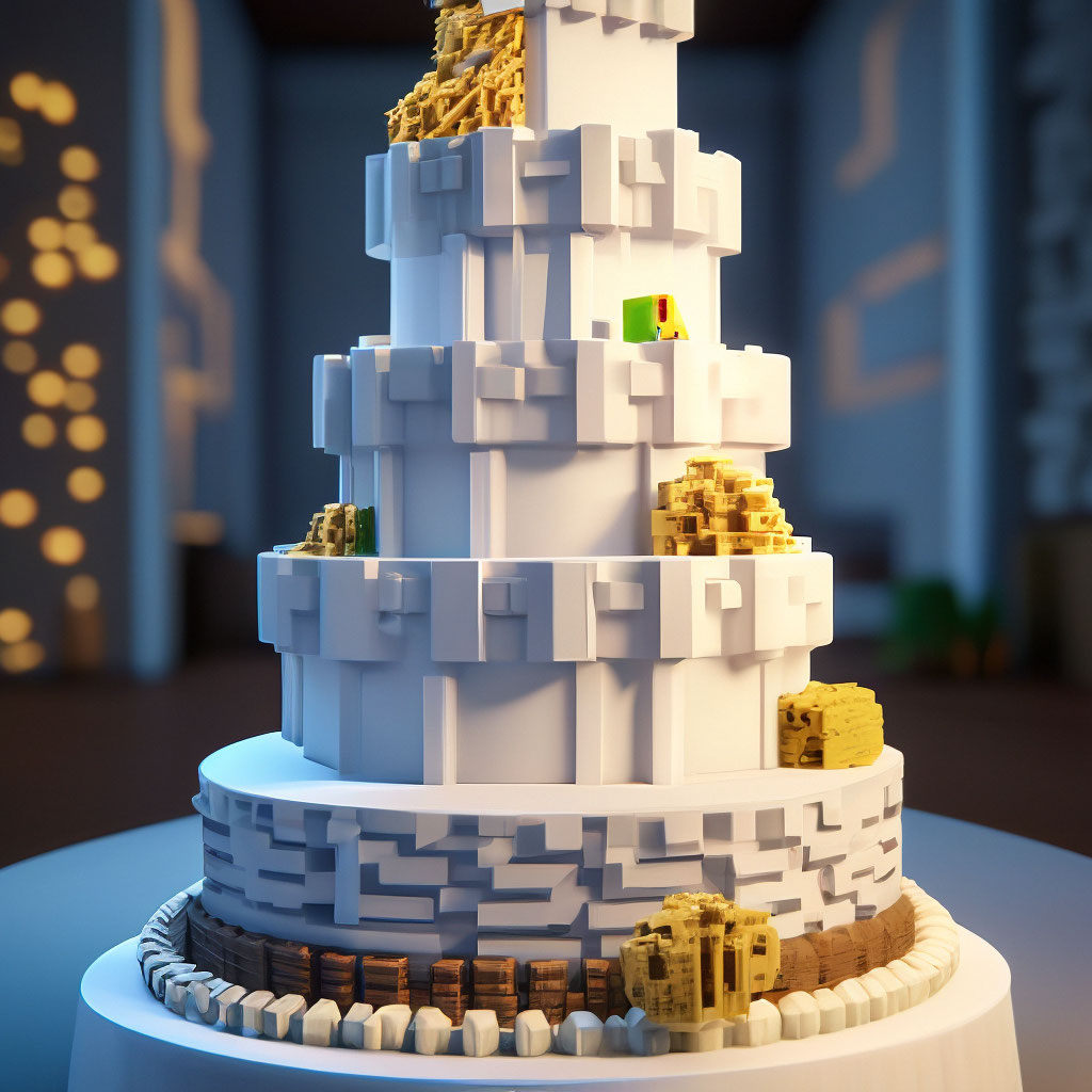 Minecraft Themed Wedding