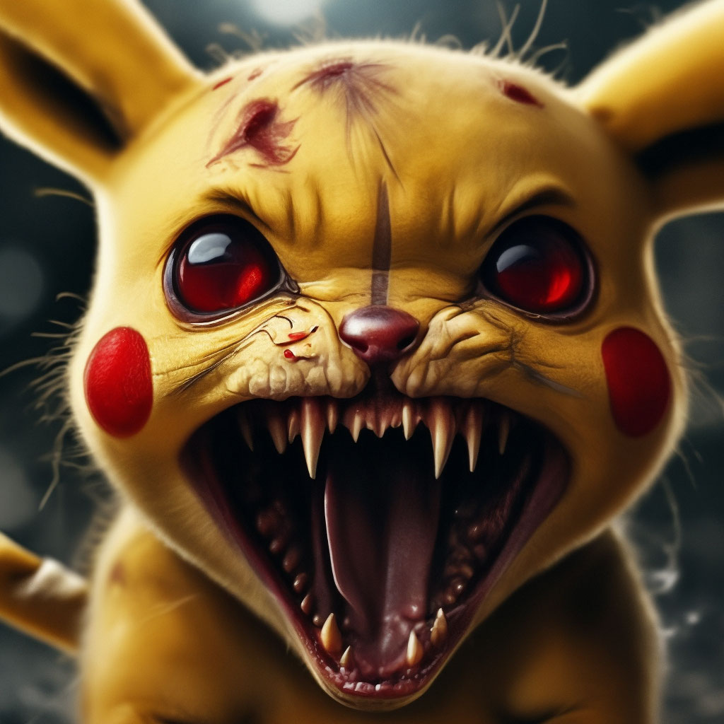 Pokémon Pikachu Malvado Página 5 | Vectores E Ilustraciones De