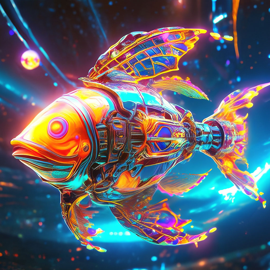 Beautiful Space Fish