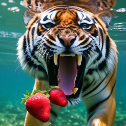 Ket X rate from 1 to 100) 🙏 Tiger opened his mouth and eats ...