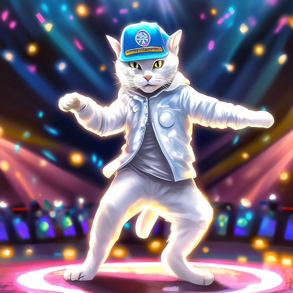 Gatos Bailando Breakdance