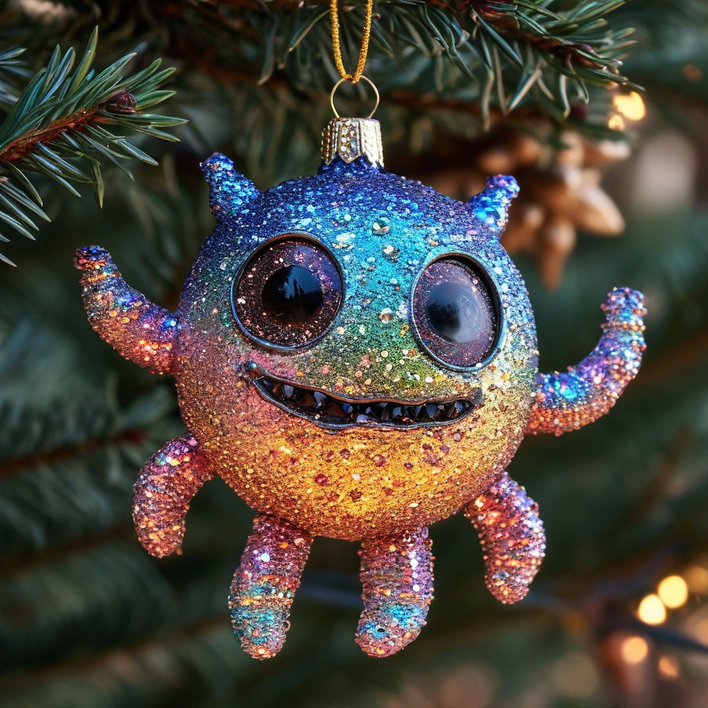 "Space creature mutant monster space colors rhinestones sparkles shine ...