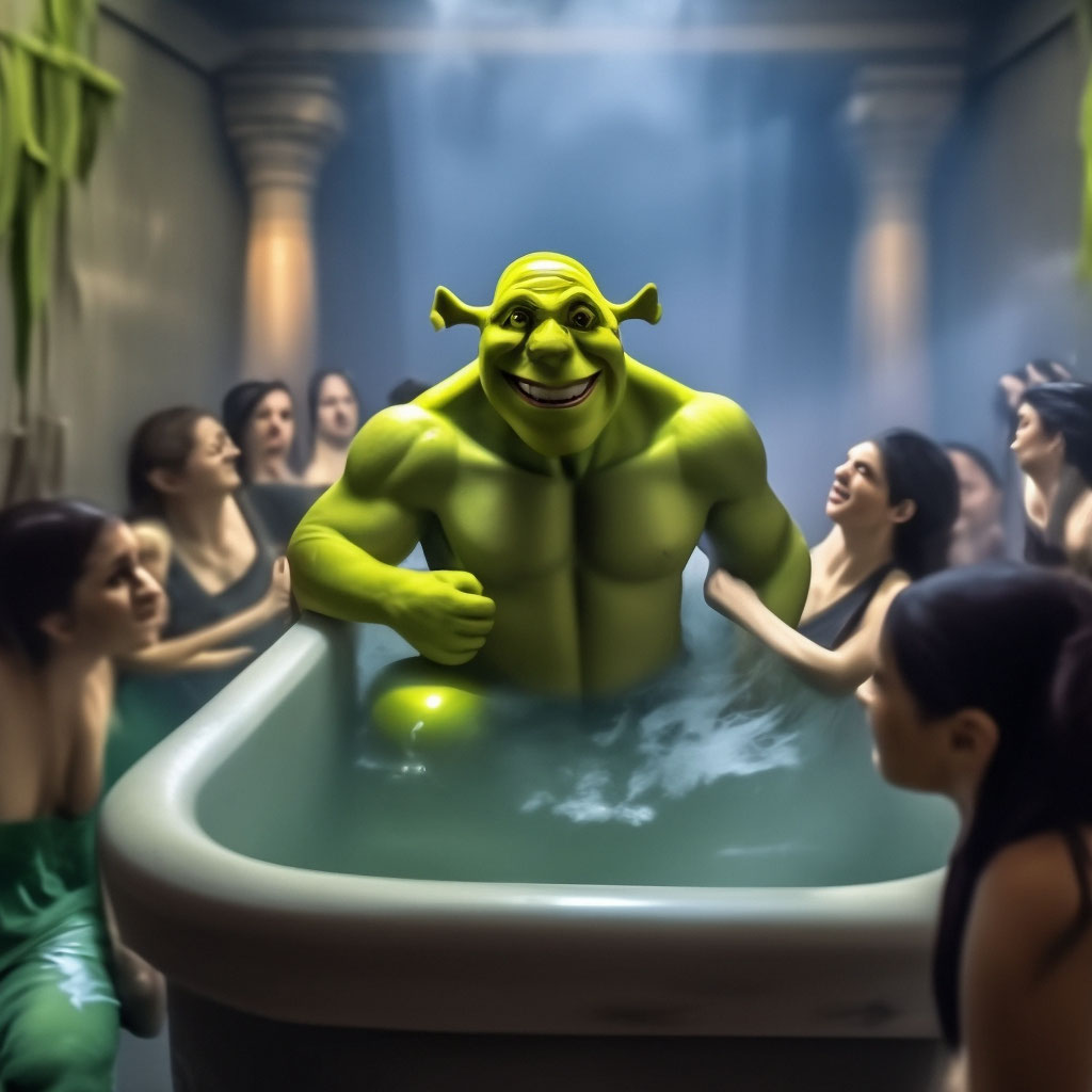 Shrek An Tiarna Ceoil Farquaad Bathtub Lord Farquad In The Bath Tub