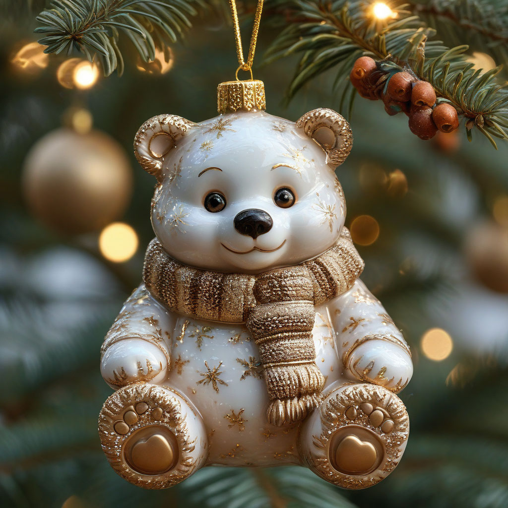 "The magic big bear" — image created in Shedevrum