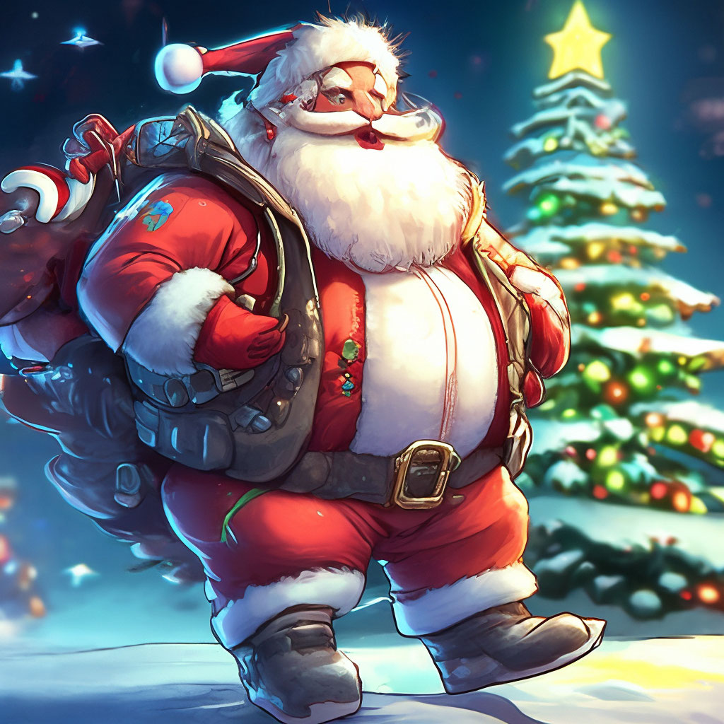 Funny santa claus store