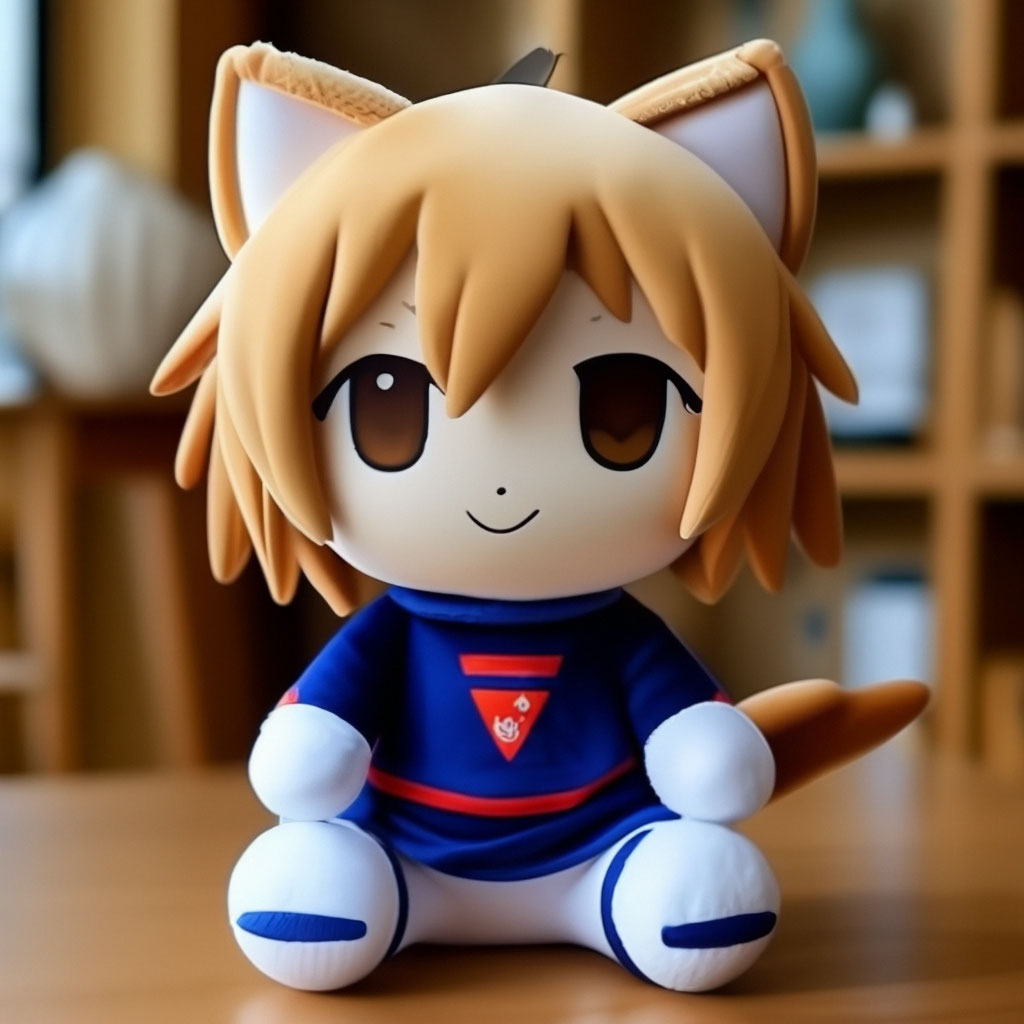 «Neco Arc Plush» — картинка создана в Шедевруме