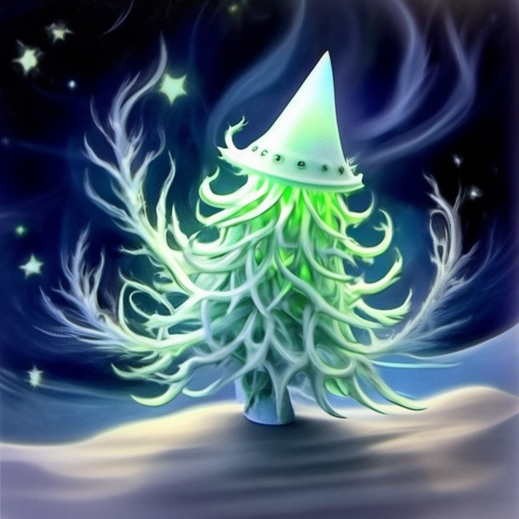 "Drawing with ghost ink: Ghostcore: A …" — image created in Shedevrum