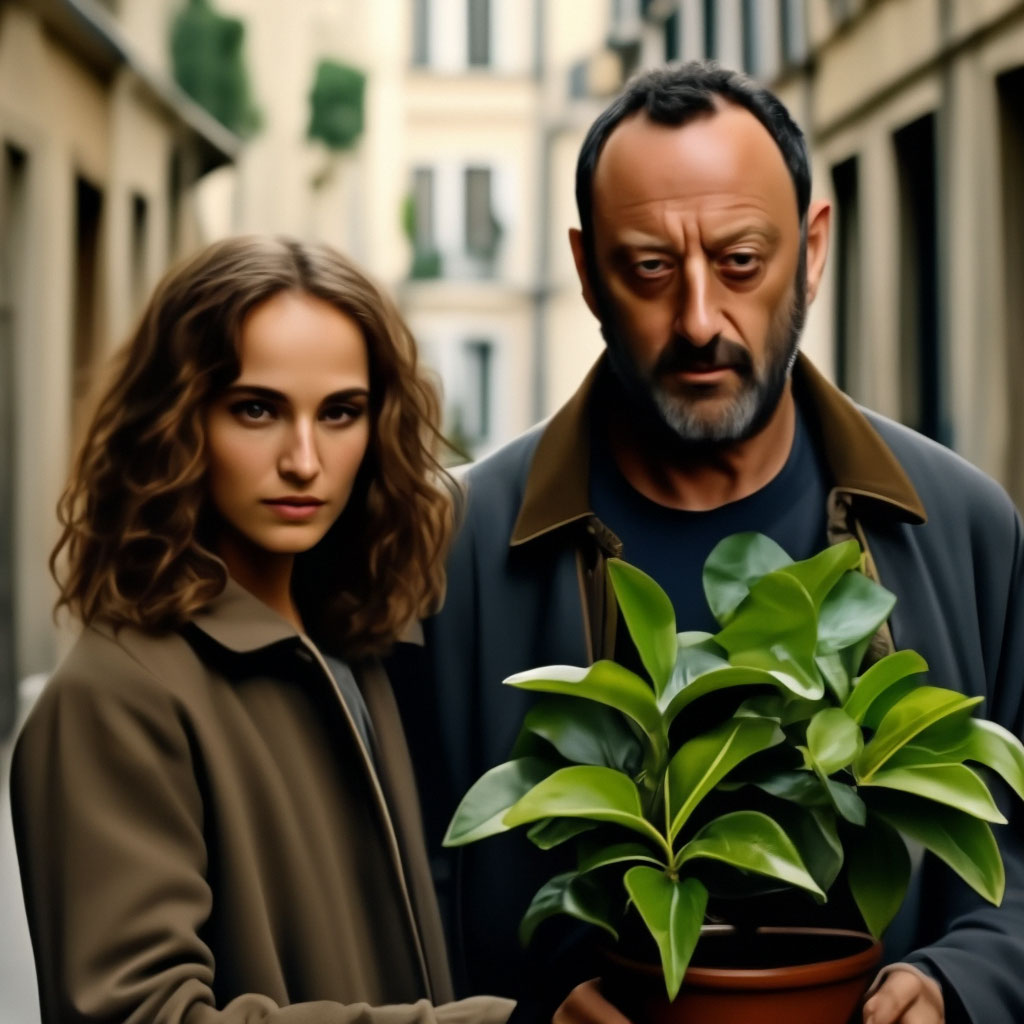 Jean Reno And Natalie