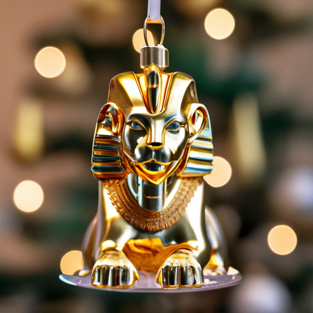 "The golden Sphinx" — image created in Shedevrum