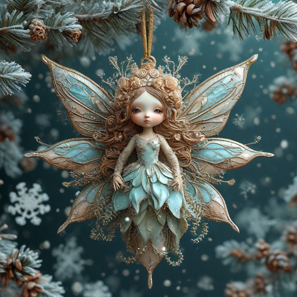 "An unearthly creature, a little fairy surrounded by snowflakes and ...