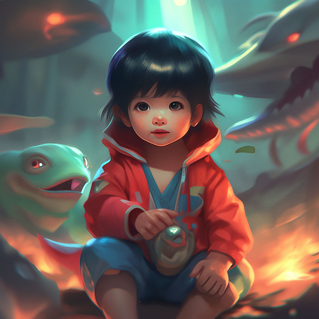 «Child Po» — создано в Шедевруме