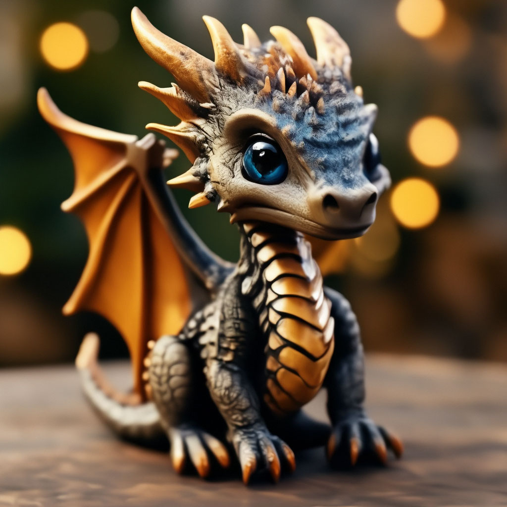 "Mini Dragon" — image created in Shedevrum